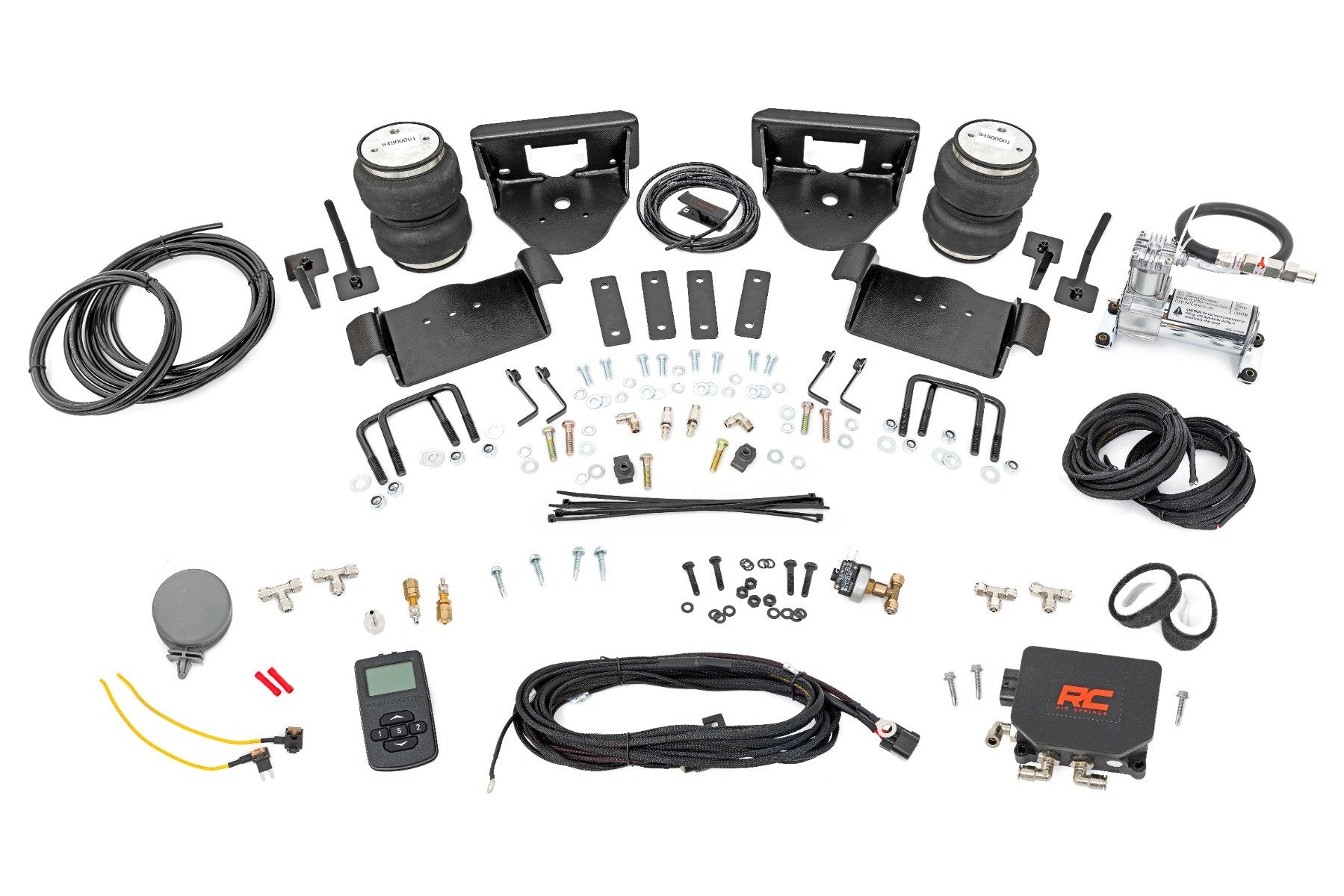 Air Spring Kit w/compressor | Wireless Controller | 0-6" Lifts | Ford