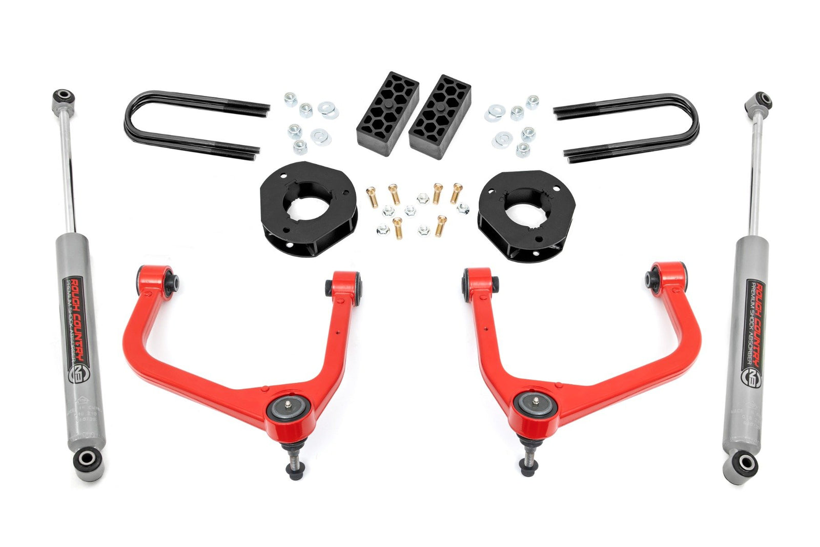 3.5 Inch Lift Kit | Rear Mono Leaf | Chevy Silverado 1500 2WD/4WD (202